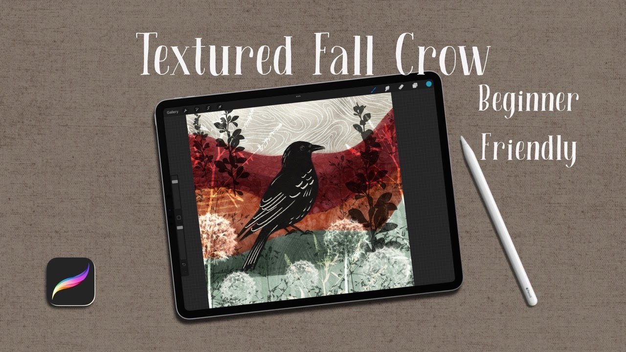 Gorgeous Textured Fall Crow - YouTube