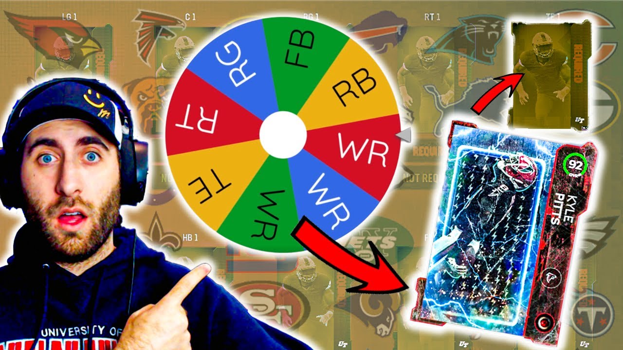WHEEL SPIN CHOOSES MY ALL-32-NFL-TEAM BUILDER - YouTube