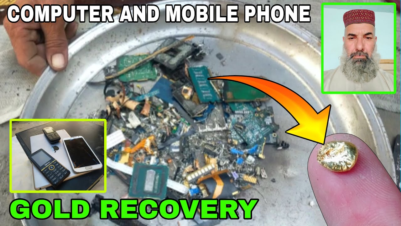 How to Gold Recover from Computer parts and Mobile Phone /Gold Recover ...
