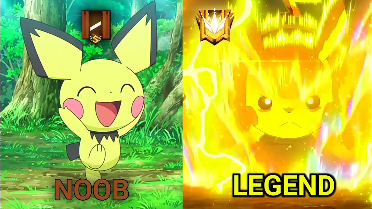 Pikachu rank push | bronze to grandmaster journey | noob to pro ...