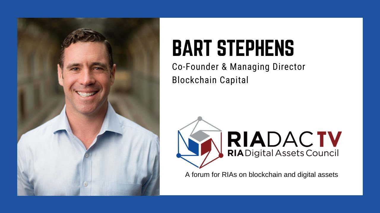 Bart Stephens | Co-Founder & Managing Director | Blockchain Capital ...