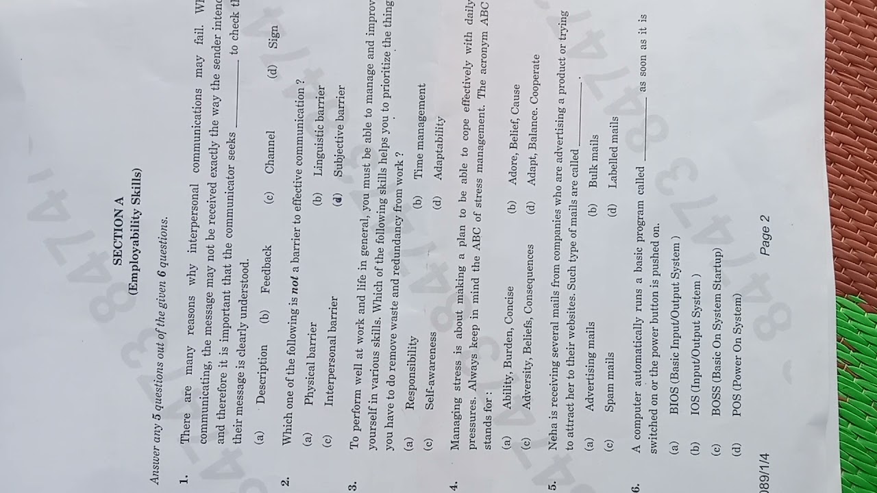 computer information technology class 10 term 1 board exam answers ...