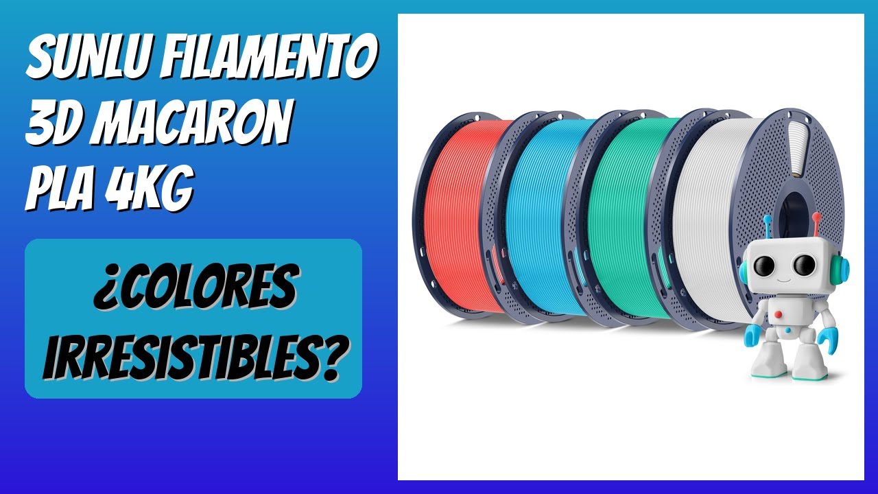 RESEÑA (2026) : SUNLU Filamento 3D Macaron PLA 4KG. DETALLES - YouTube