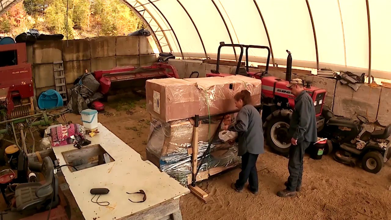 The box our new firewood processor came in, a Range Road Eco Pro300 - YouTube