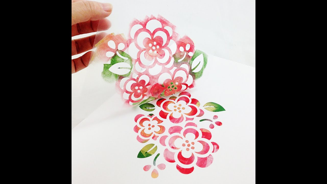 ScanNCut Stencil Material - YouTube