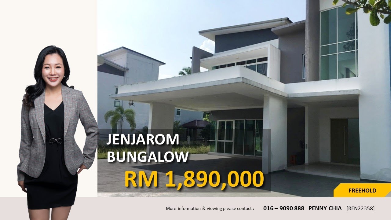 FOR SALE | Jenjarom Taman Seri Jaromas Bungalow - YouTube