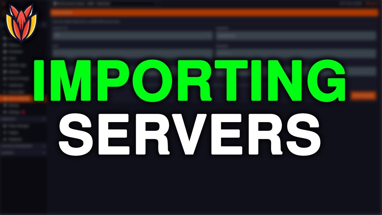How to Import Servers (DuckPanel) - YouTube