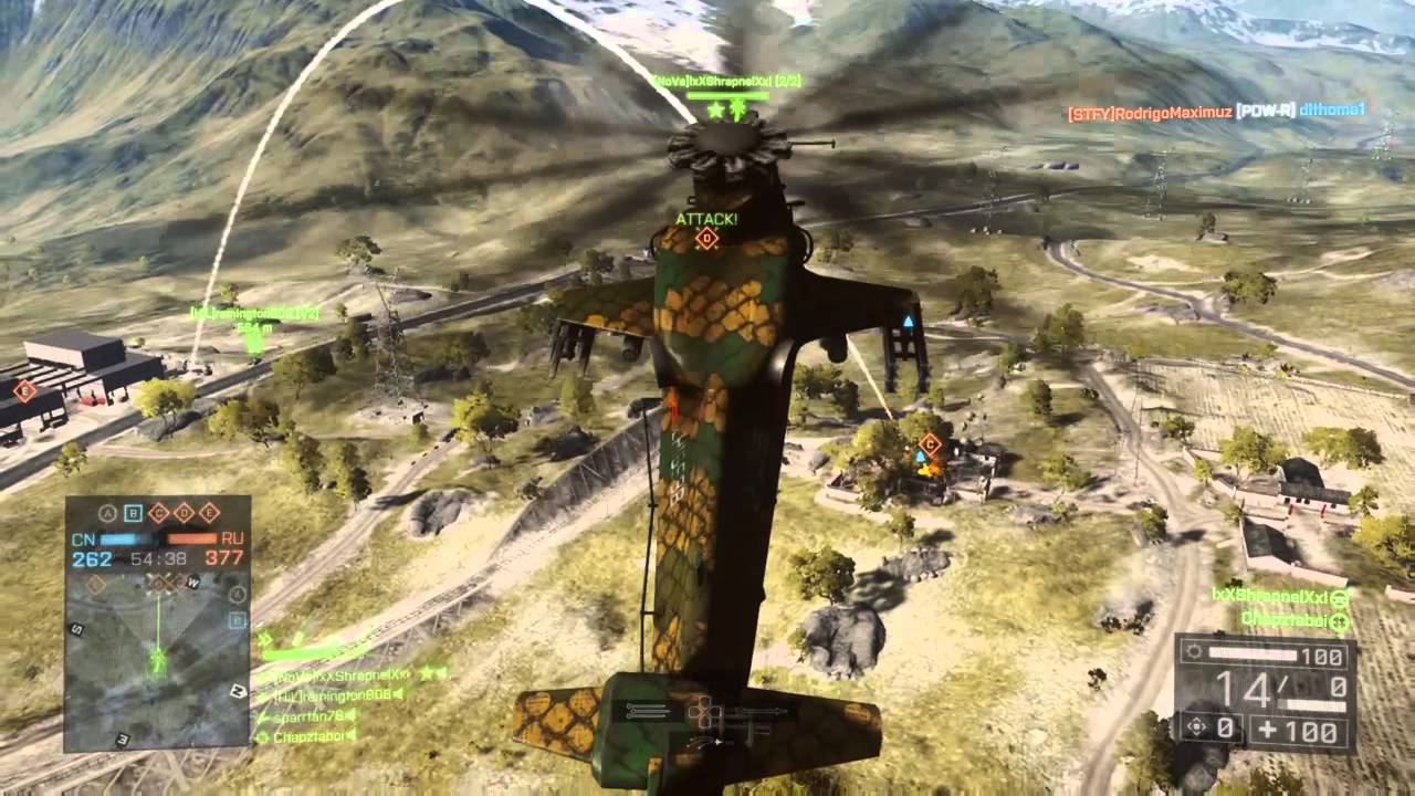 BF4 Helo & Tank - YouTube