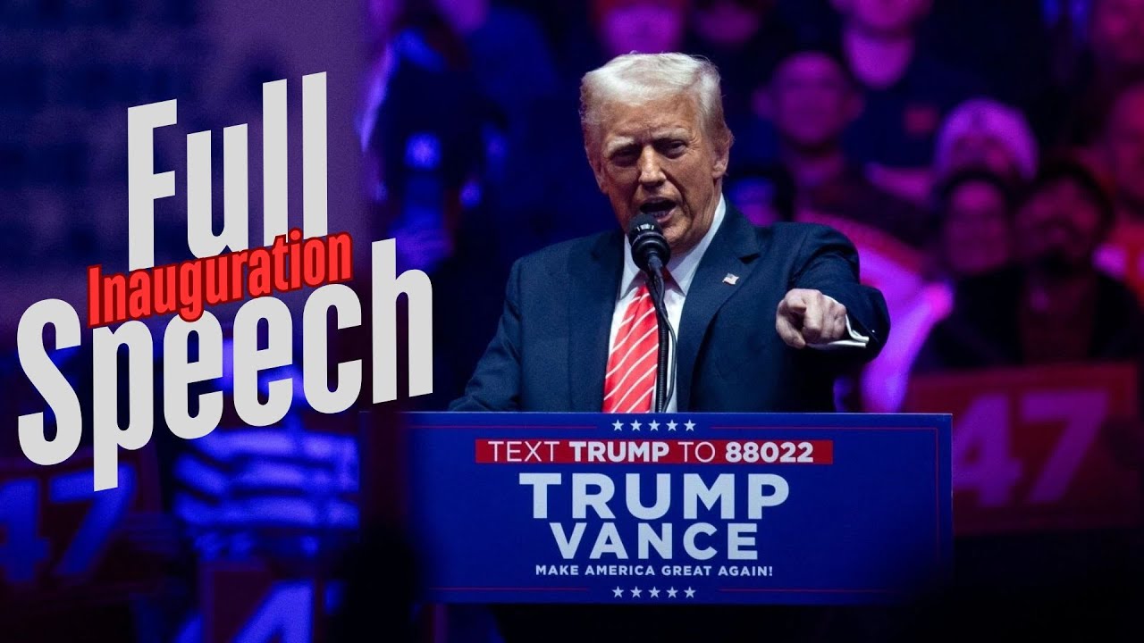 President Donald TRUMP'S Powerful Inaugural Address 2025: Unity ...