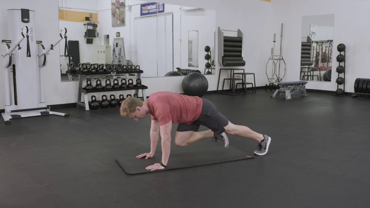 Plank Alternating L-Knee Drive - YouTube
