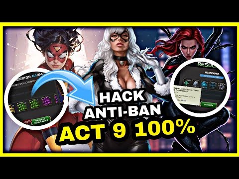 HACK MCOC: ACTO 9 AL 100% MOD COMPLETO + APERTURA DE CRISTALES 7 ...