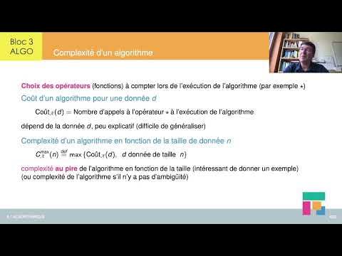 Complexité d'algorithme 2/4 : calcul de la complexité - YouTube