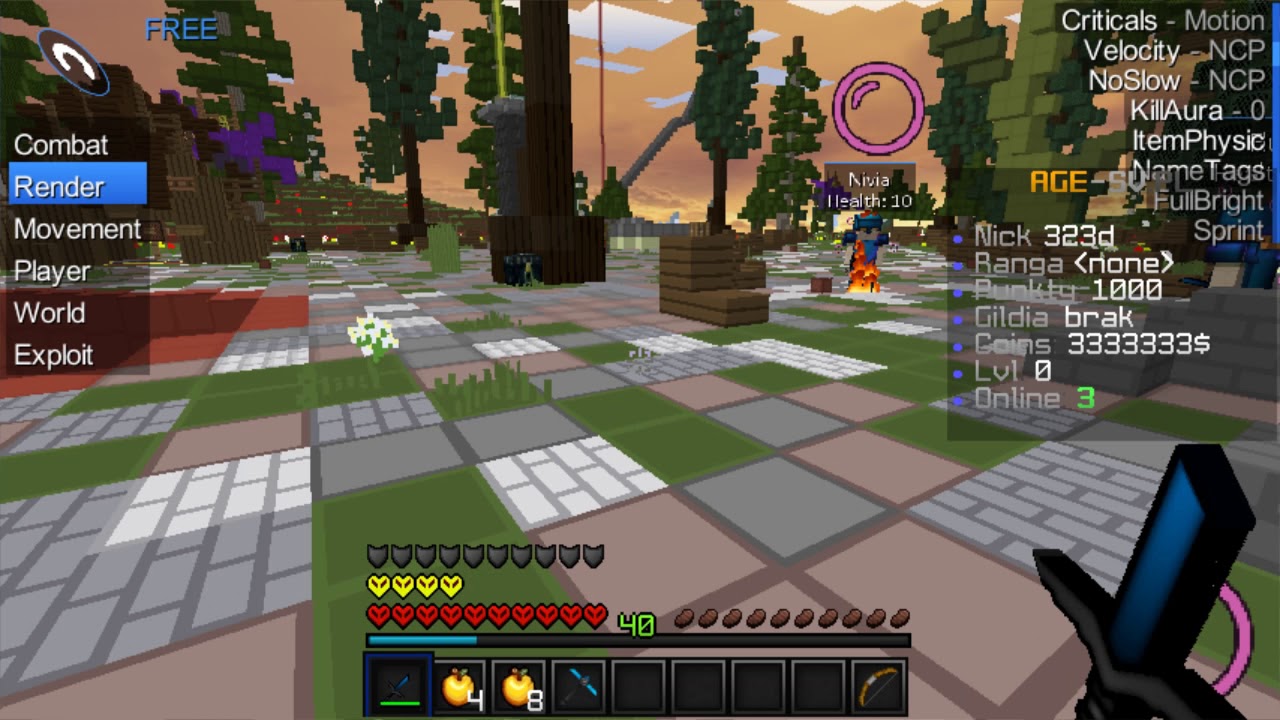 Klasyczne HvH-Minecraft - YouTube