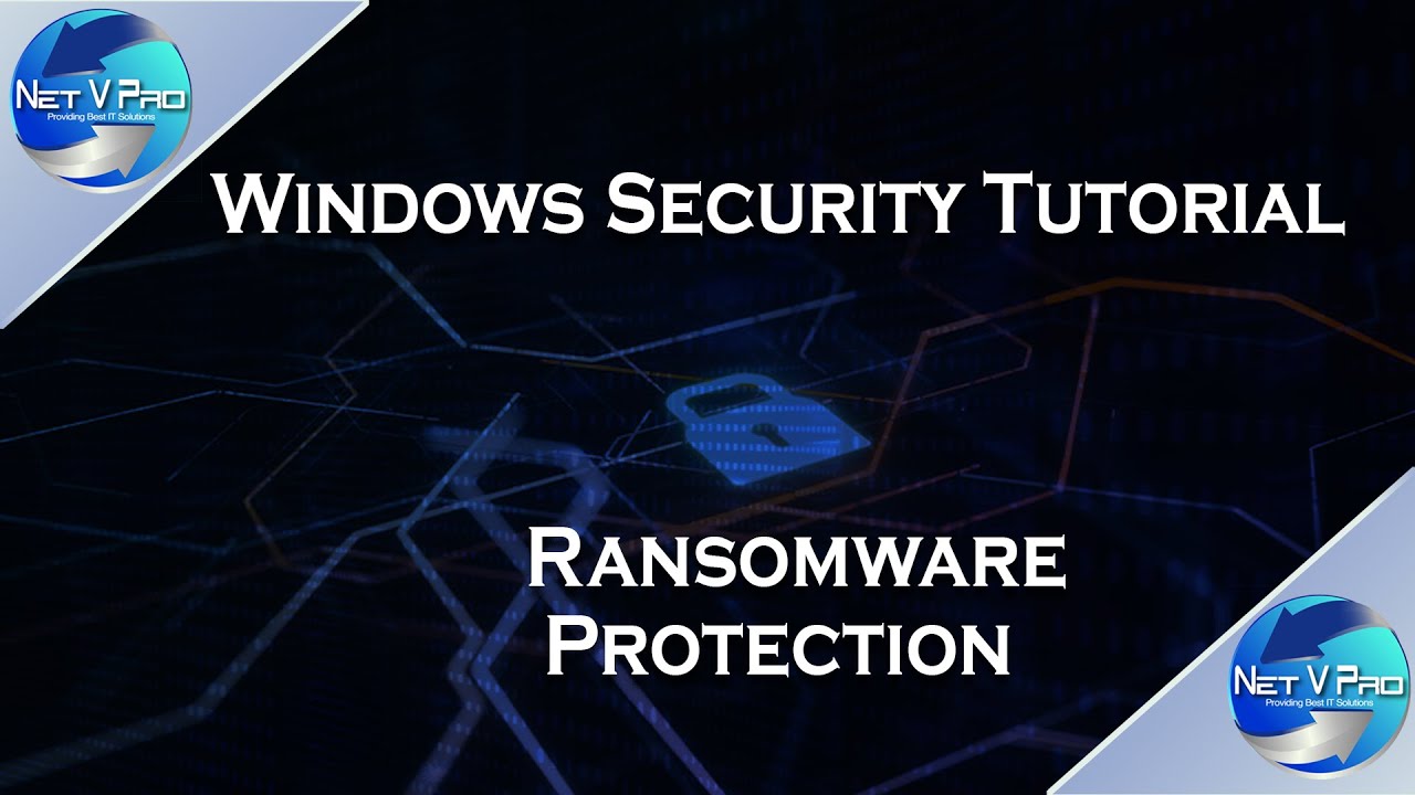 Windows Security Tutorial | Ransomware Protection - How to enable ...