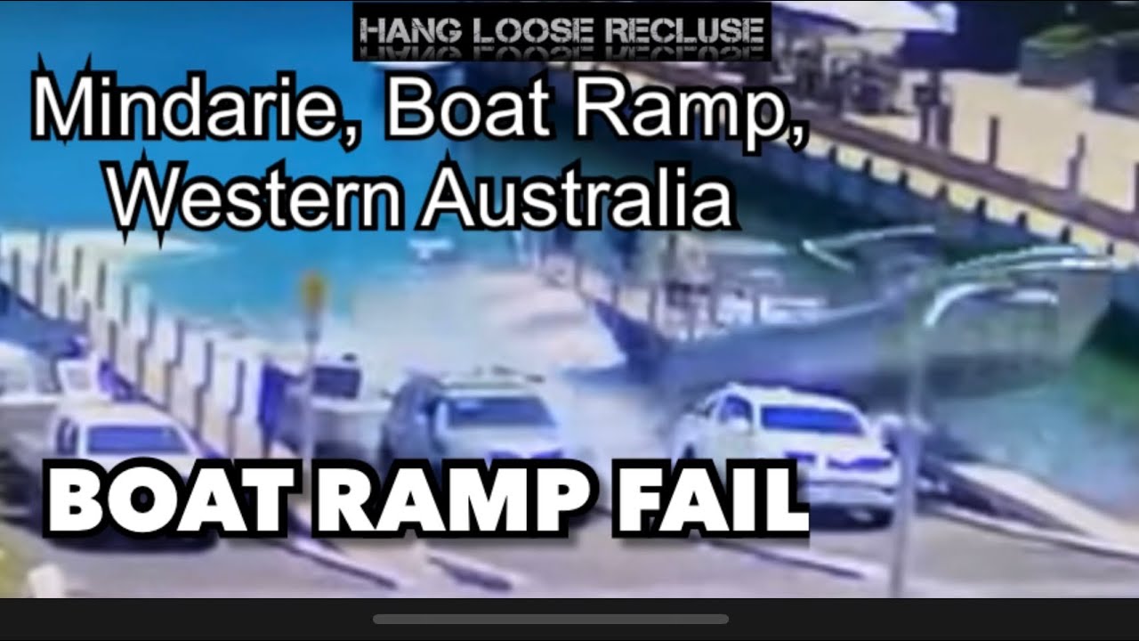 Boat Ramp Fail - Mindarie, Western Australia - YouTube
