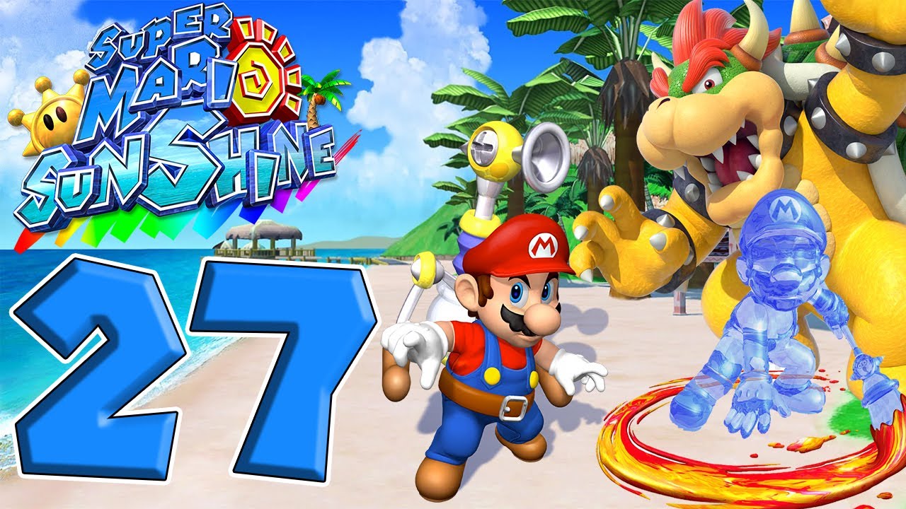 Super Mario Sunshine Part 27 - Delfino Plaza gets flooded with water ...