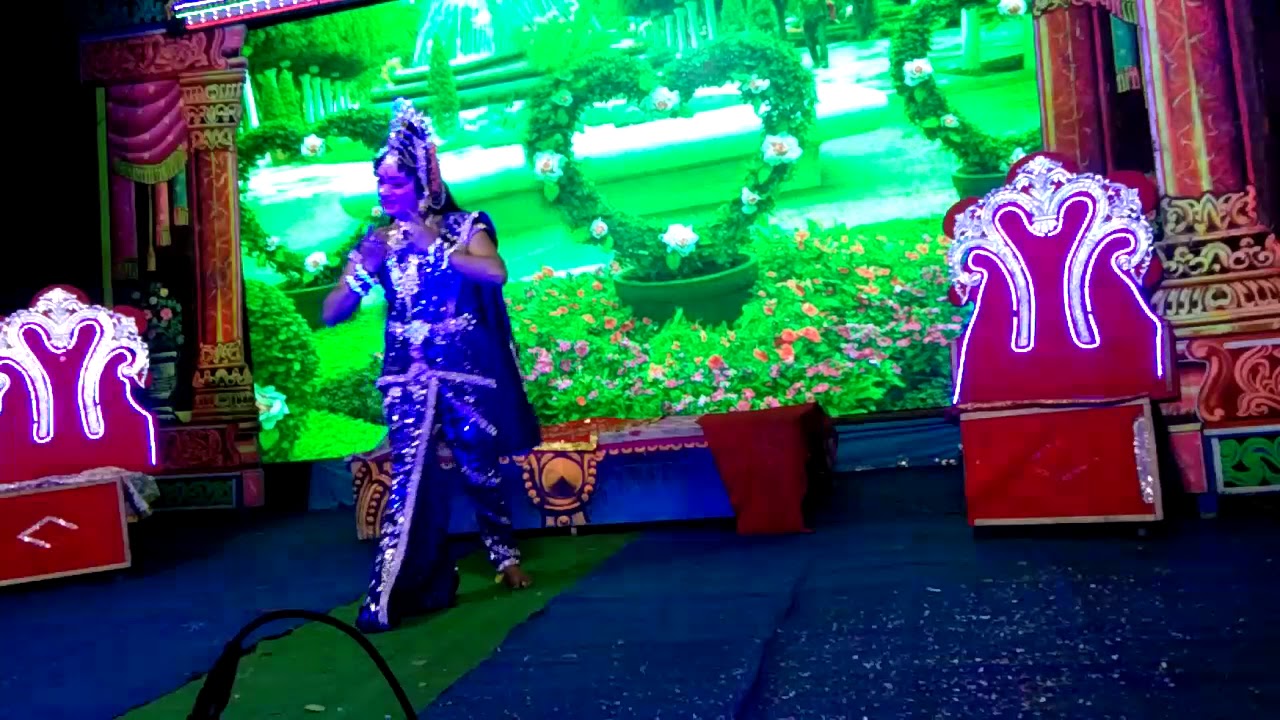 Nagamani shyam rao Channapatna in Rukmini pathra kurukshetra drama ...
