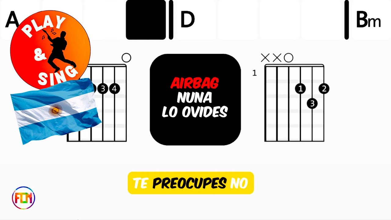Airbag - Nunca Lo Ovides | Scrolling Guitar Chords & Lyrics Chords ...