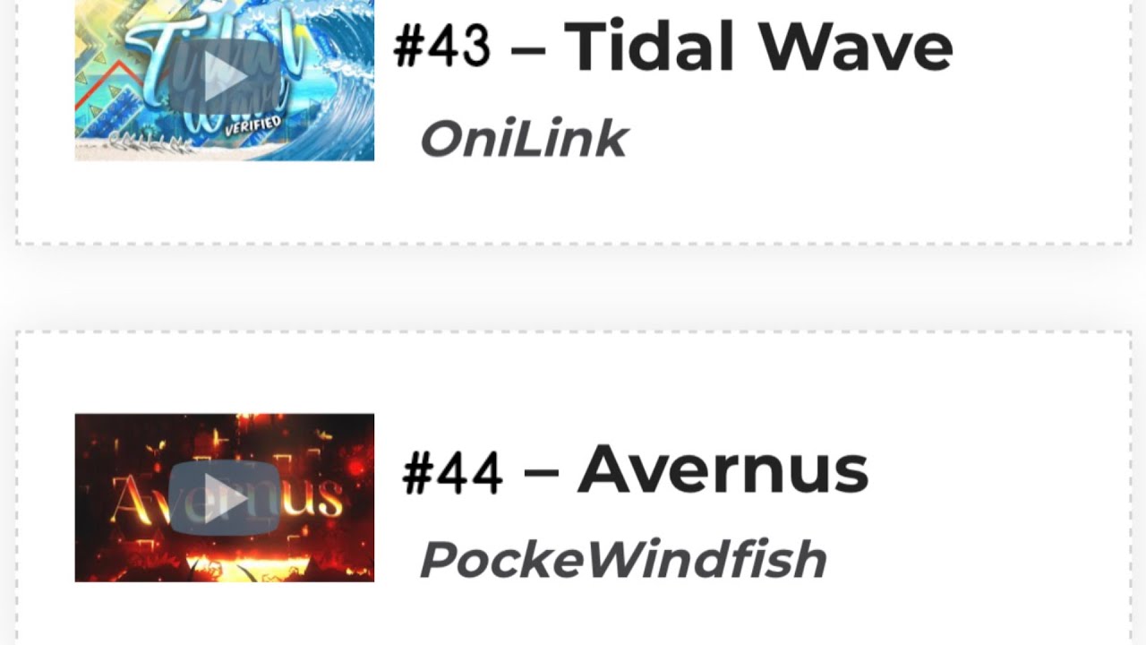 Future Demon List (Top 50) Geometry Dash - YouTube