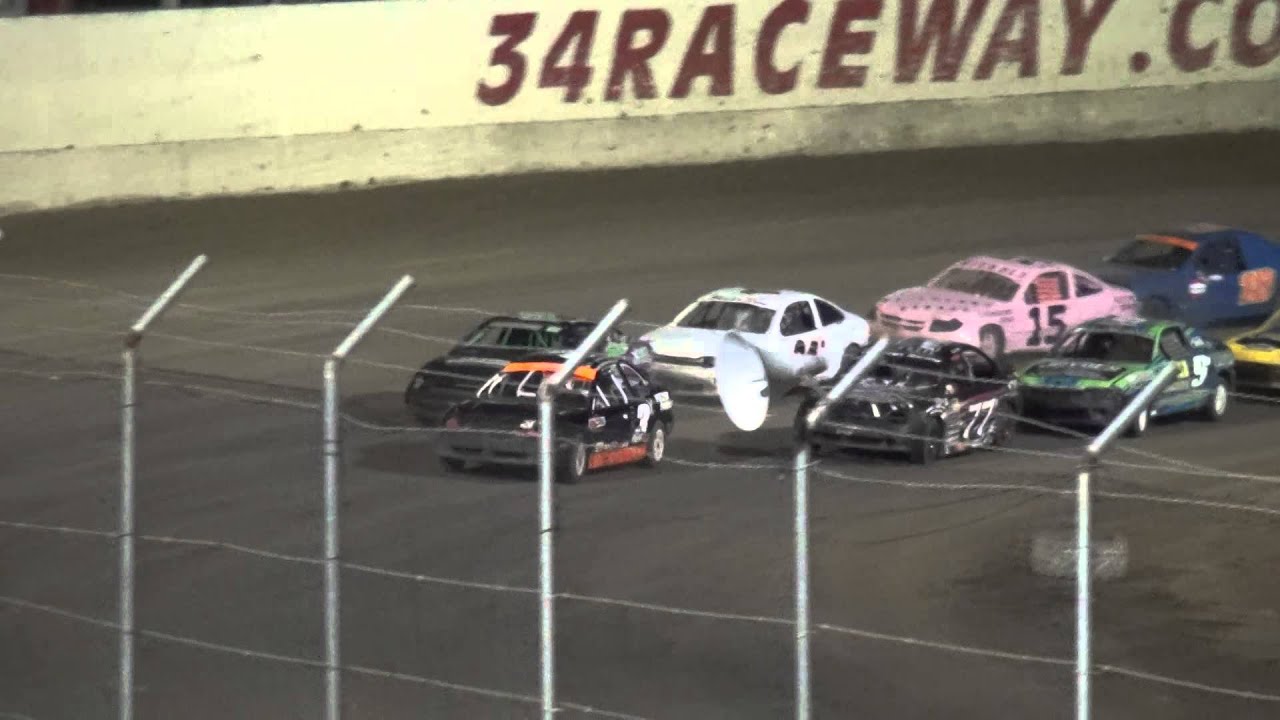 4 Cylinder feature 34 Raceway 4/3/16 - YouTube
