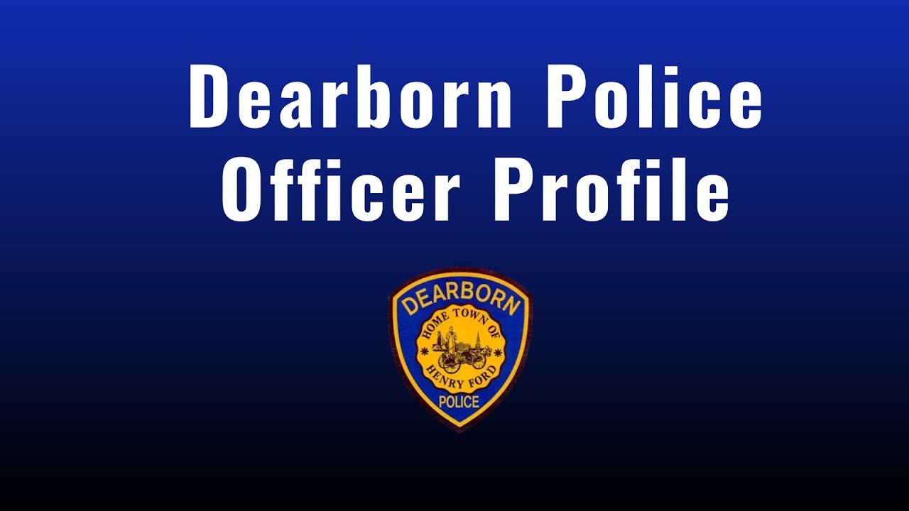 Dearborn Police Officer Profile Sgt. Edward Fries - YouTube
