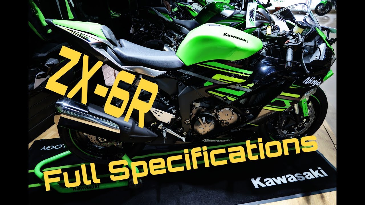 Kawasaki ZX6R Full Specifications - YouTube