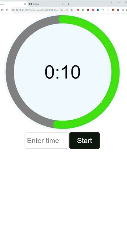 Countdown timer using react ja - YouTube