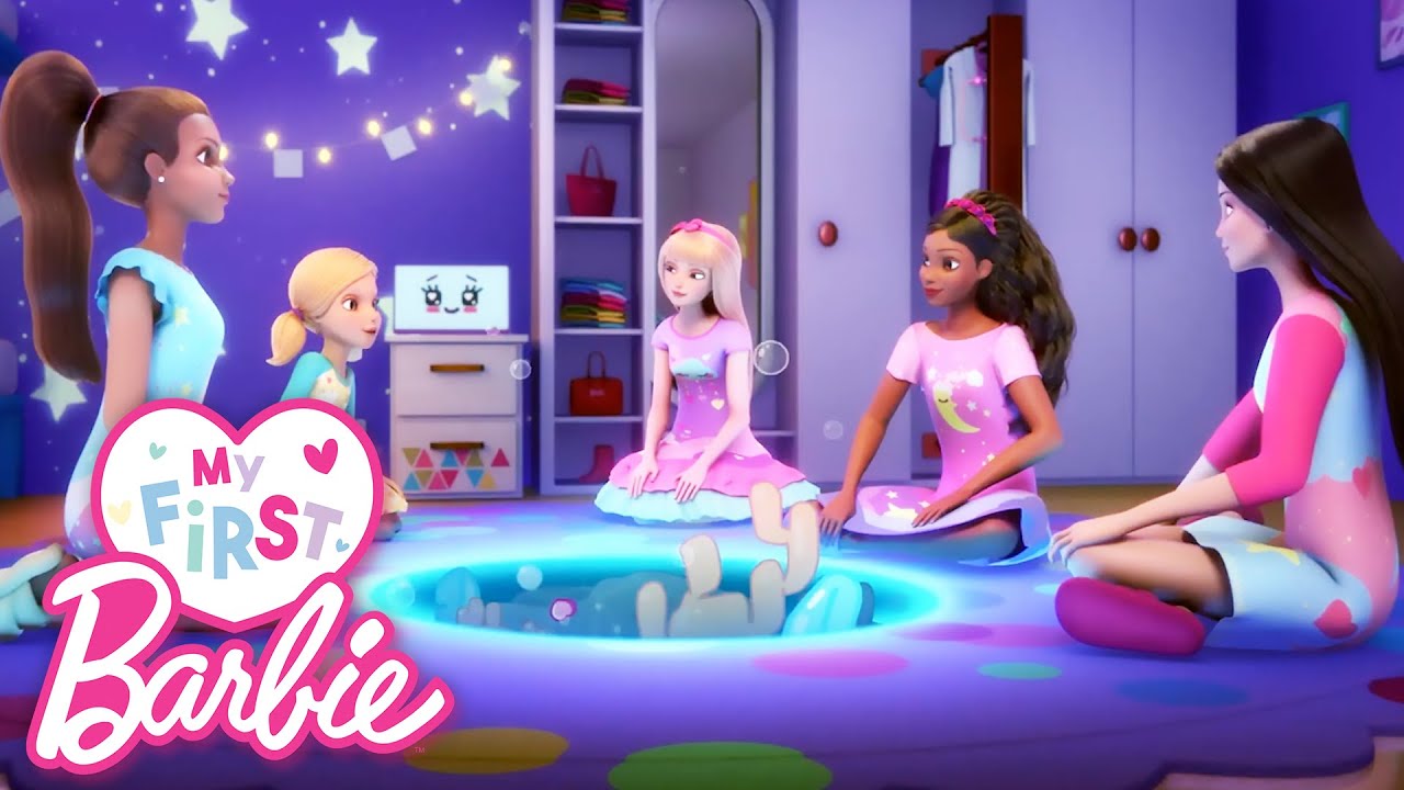 ¡Pijamada de Barbie! | Mi Primera Barbie | Barbie Latinoamérica - YouTube