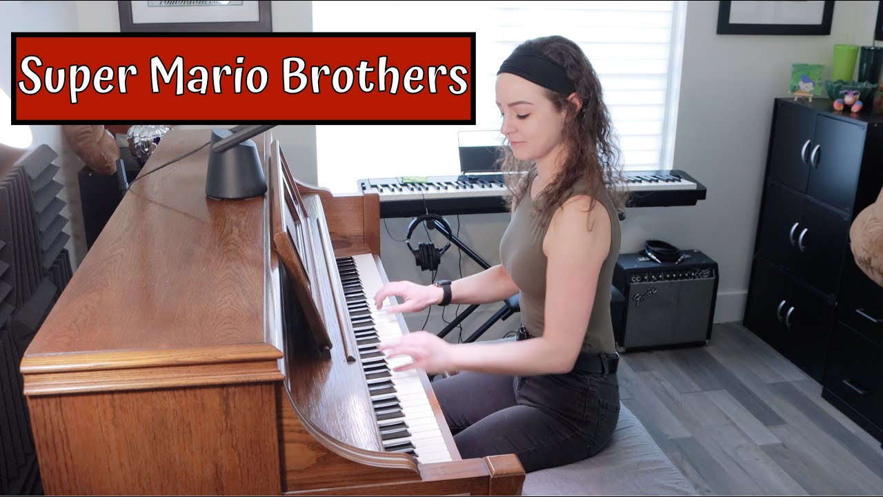 Super Mario Brothers Theme - Piano Cover - YouTube