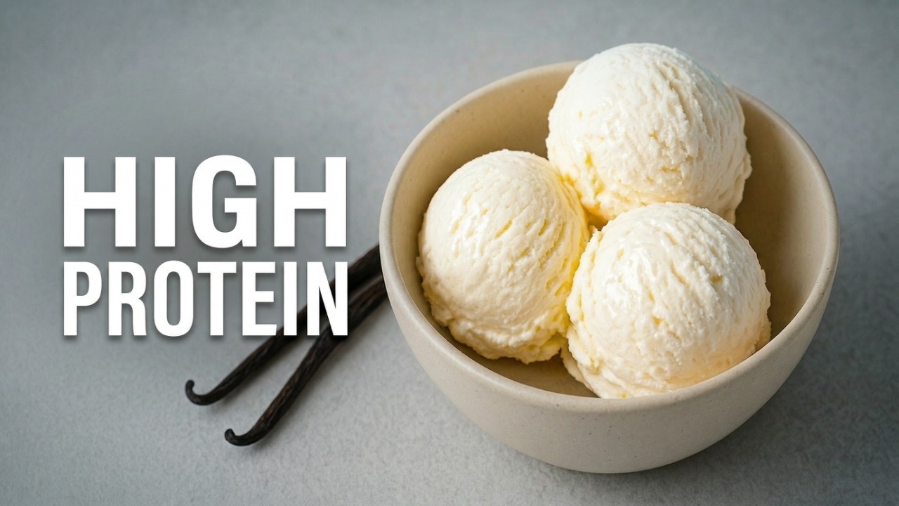 Vanilla Ice Cream That’s High Protein and Still Incredibly Creamy - YouTube
