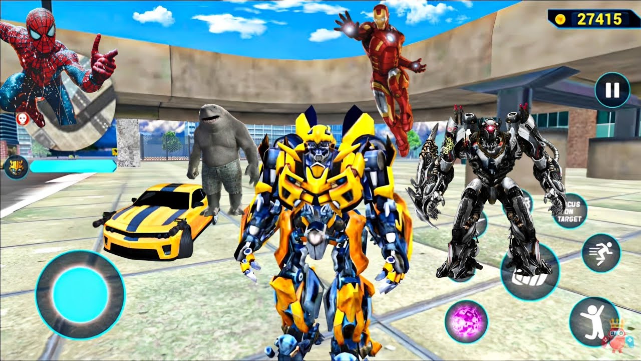 Bumblebee Robot Car Transformer Game #26 | Optimus Prime Career Mode ...