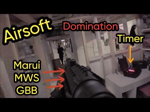 [Airsoft] MWS Locking Down the Objective | Airsoft Gameplay - Tokyo Marui MWS & Glock 22