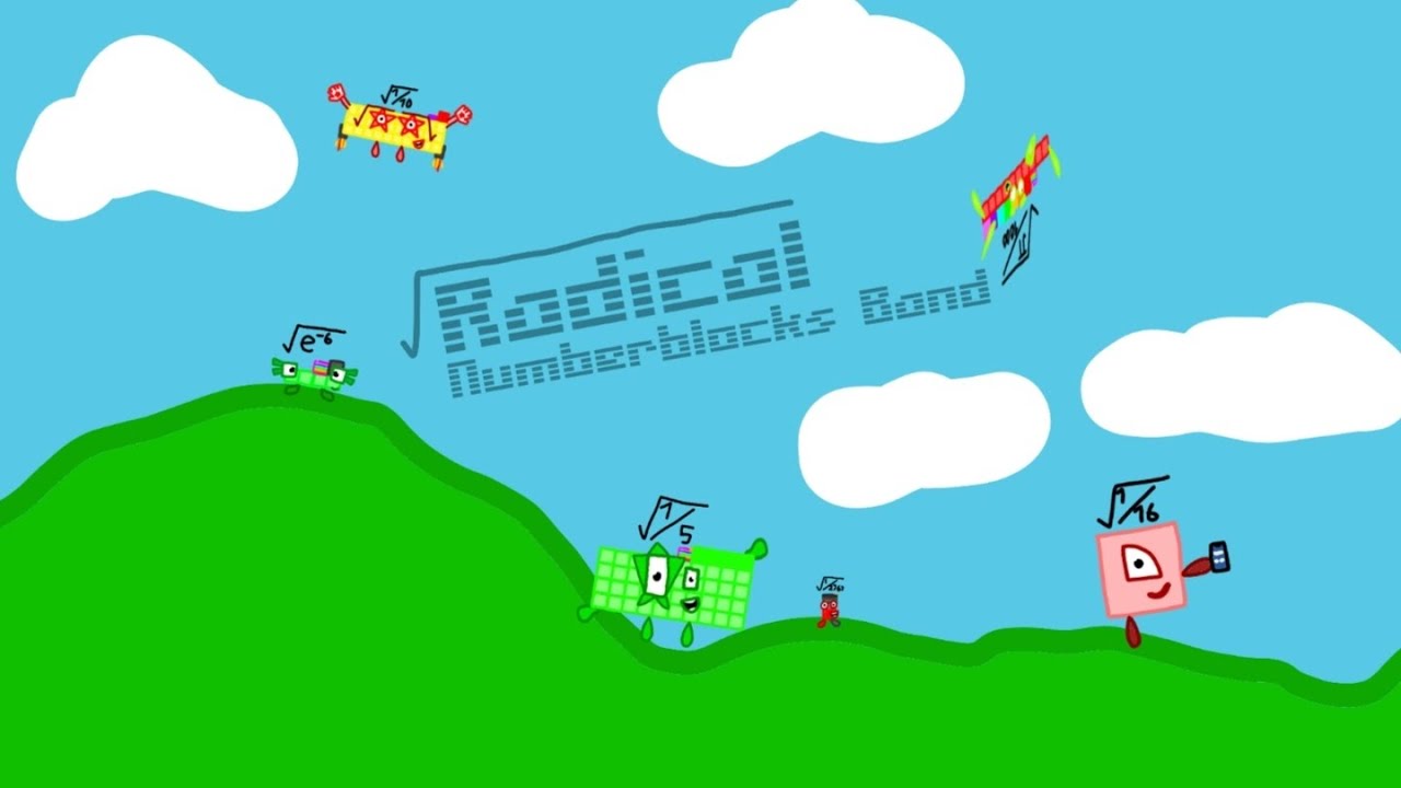 Radical Numberblocks Band! (0 to 0.5) - YouTube