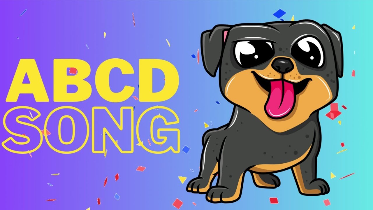 ABCD Song With Cute Dogs | Alphabet Song for Kids | 🔤 Song - YouTube