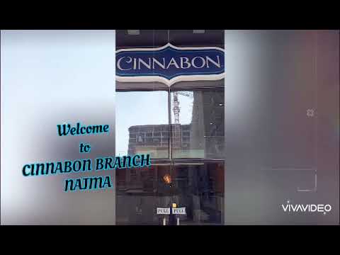 Cinnabon branch in NAJMA.. - YouTube