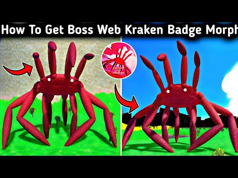 Minigame | How To Get Web Kraken Badge Morph In Tiny Universe Roleplay - New Boss Fight Update 