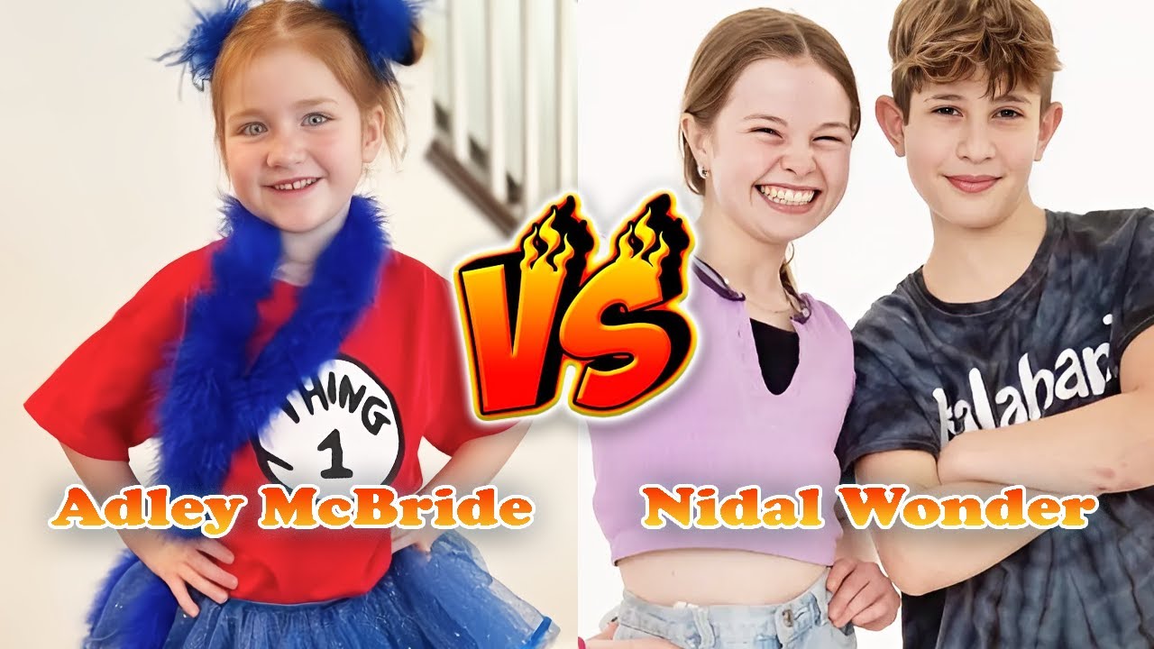 Adley McBride VS Nidal Wonder Transformations 🌟 From Baby To 2025 - YouTube