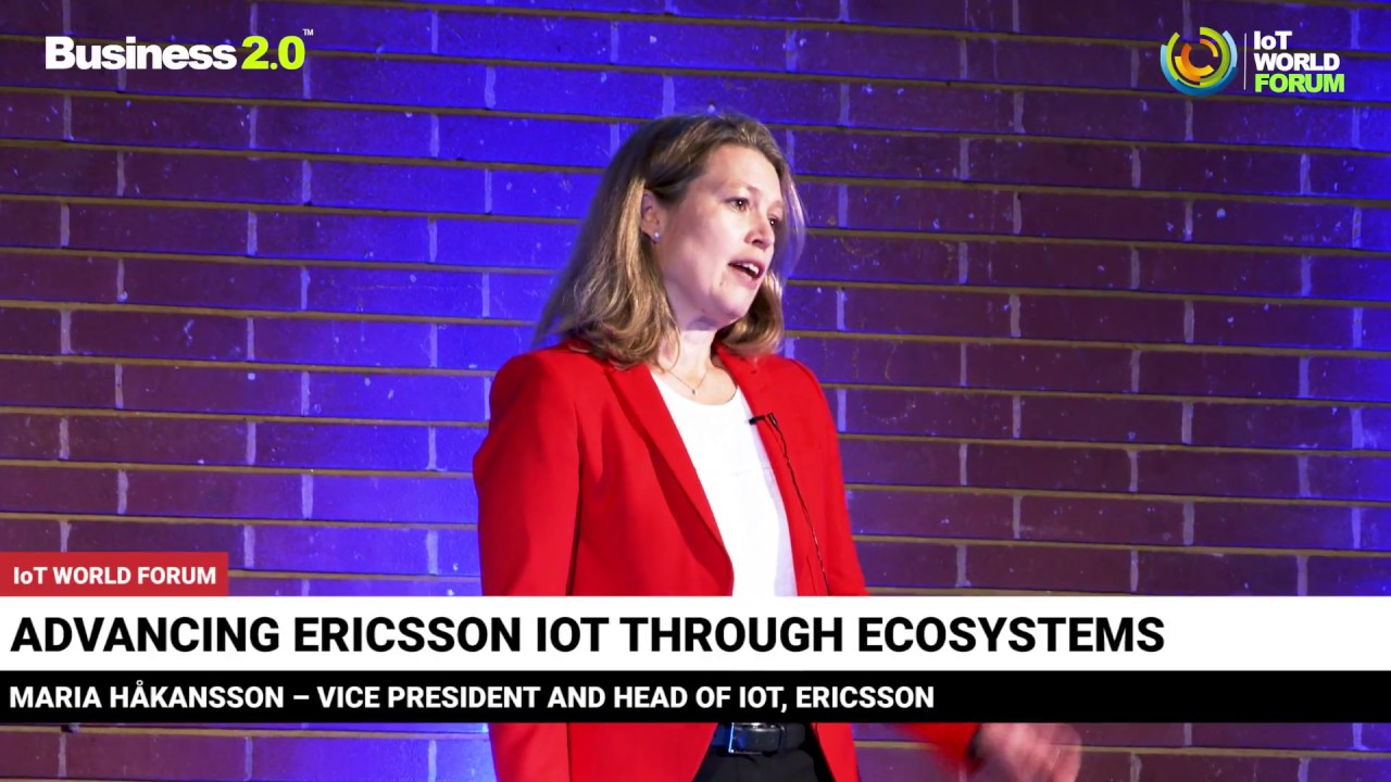 IoT Ecosystems - Maria Håkansson ERICSSON - #IoT WORLD FORUM - YouTube