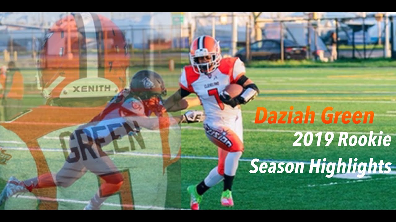 Daziah Green, WR Rookie Highlights 2019 - YouTube