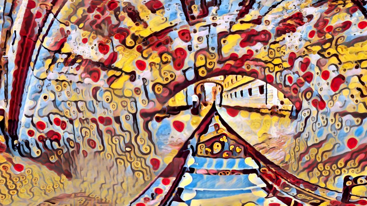 Style transfer for a 360° VR video - YouTube