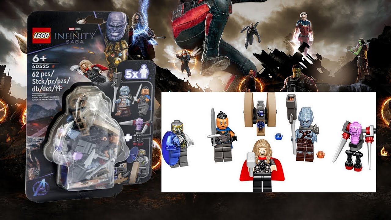 LEGO Endgame Battle Infinity Saga Minifigure Pack Set 40525 - YouTube