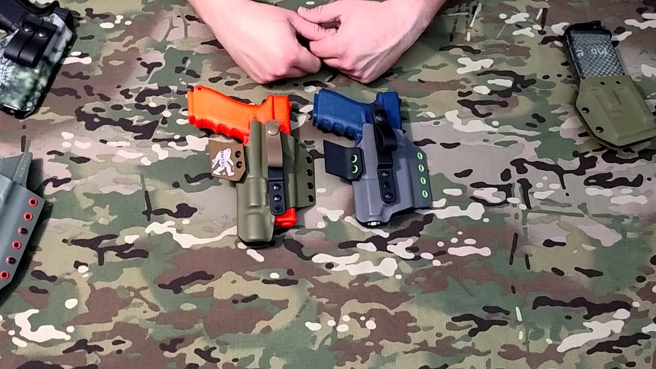 Sasquatch Mountain Tactical holster lineup - YouTube