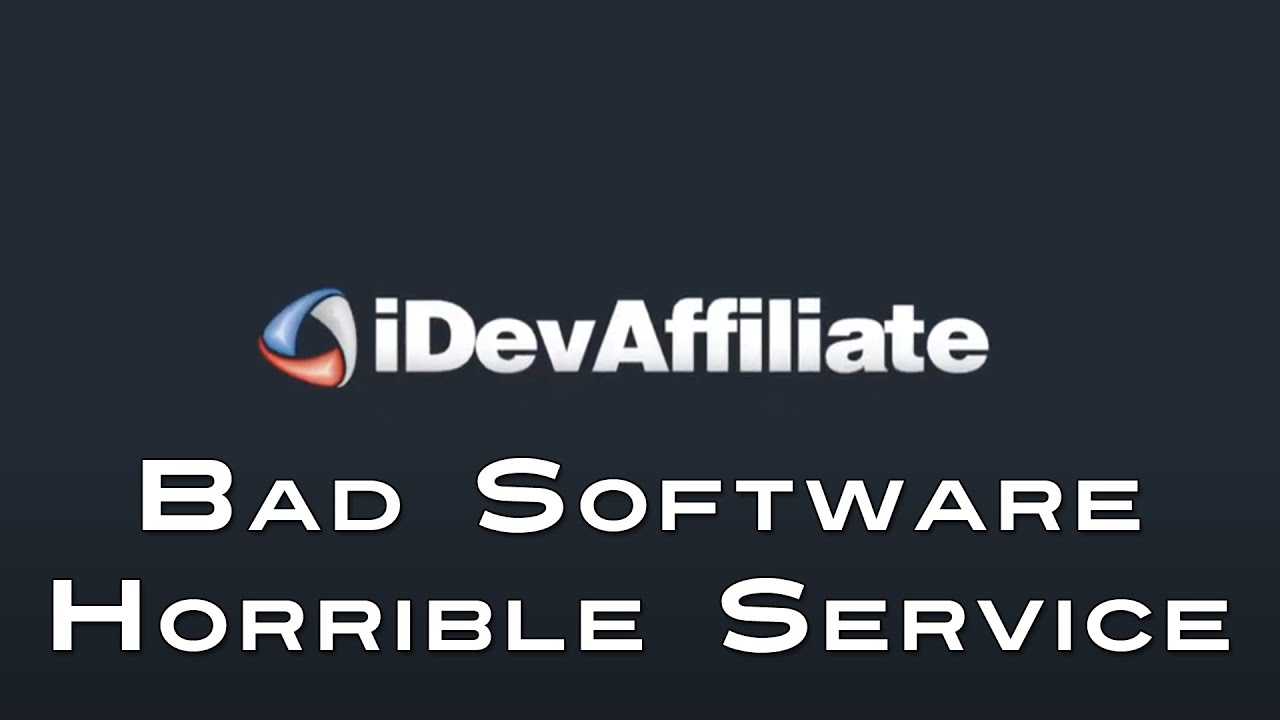 iDevAffiliate has Bad Software, Bad Support, Bad Service, and Bad ...