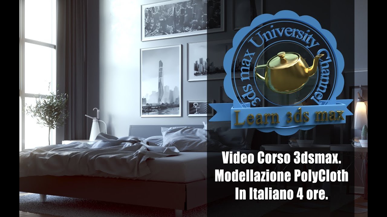 PolyClothV2 in 3ds max 2020 Presentazione - YouTube