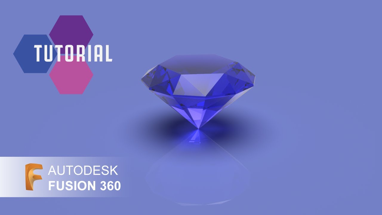 How to design a Diamond in Autodesk Fusion 360 | Fusion 360 Tutorial ...