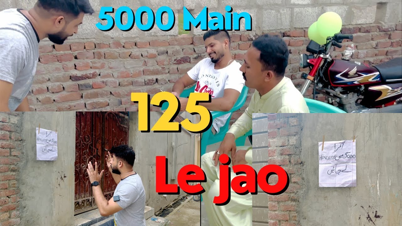 5000 main 125cc le jao||Funny video||Vlogs By Dee ||#youtube #funny # ...