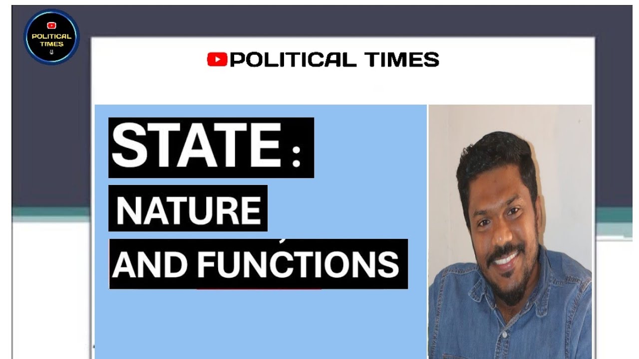 Nature and Functions of the State | INTRODUCTION TO POLITICAL SCIENCE ...