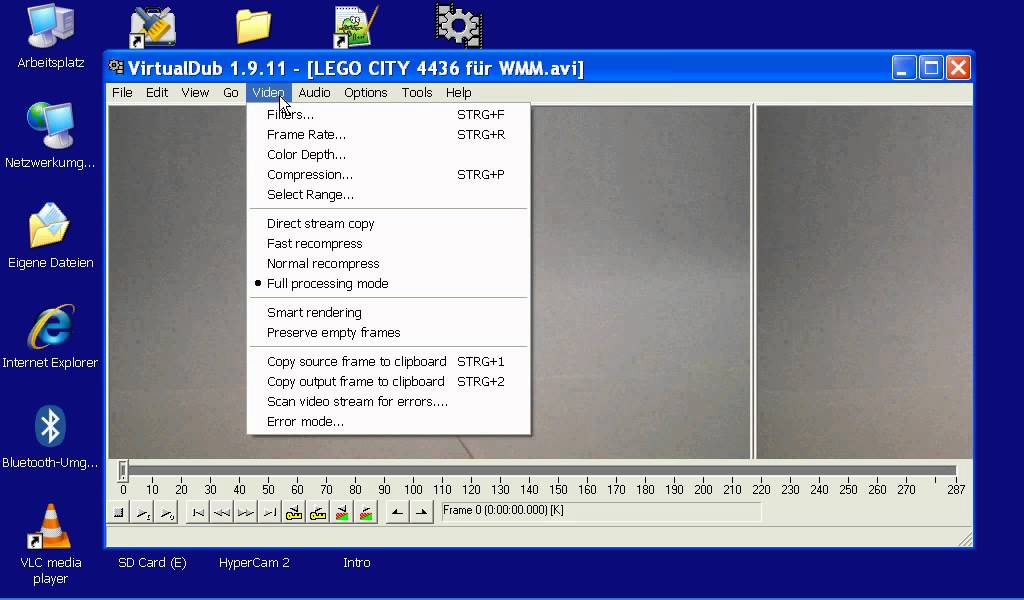4:3 Videos in 16:9 umwandeln mit Virtual Dub [Tutorial] (German) von Alex - YouTube
