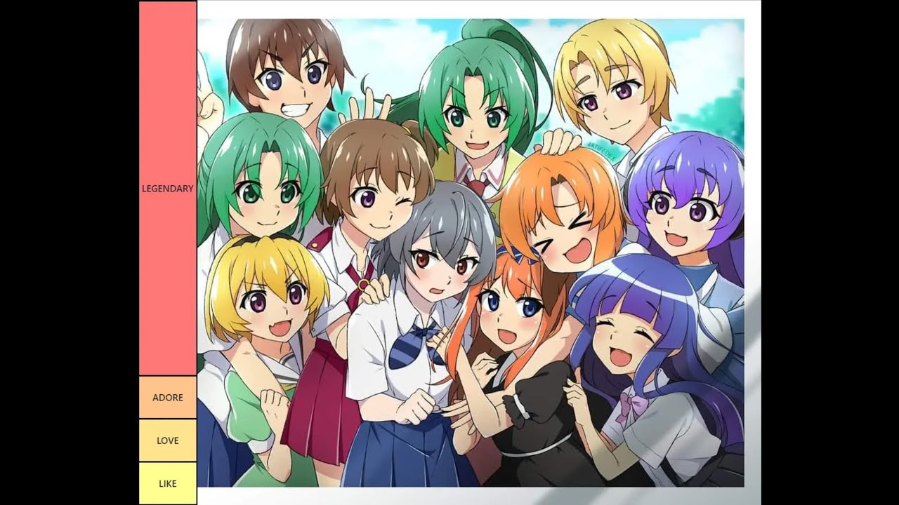 Todos los personajes de Higurashi clasificados por WoodenSkullMask ...