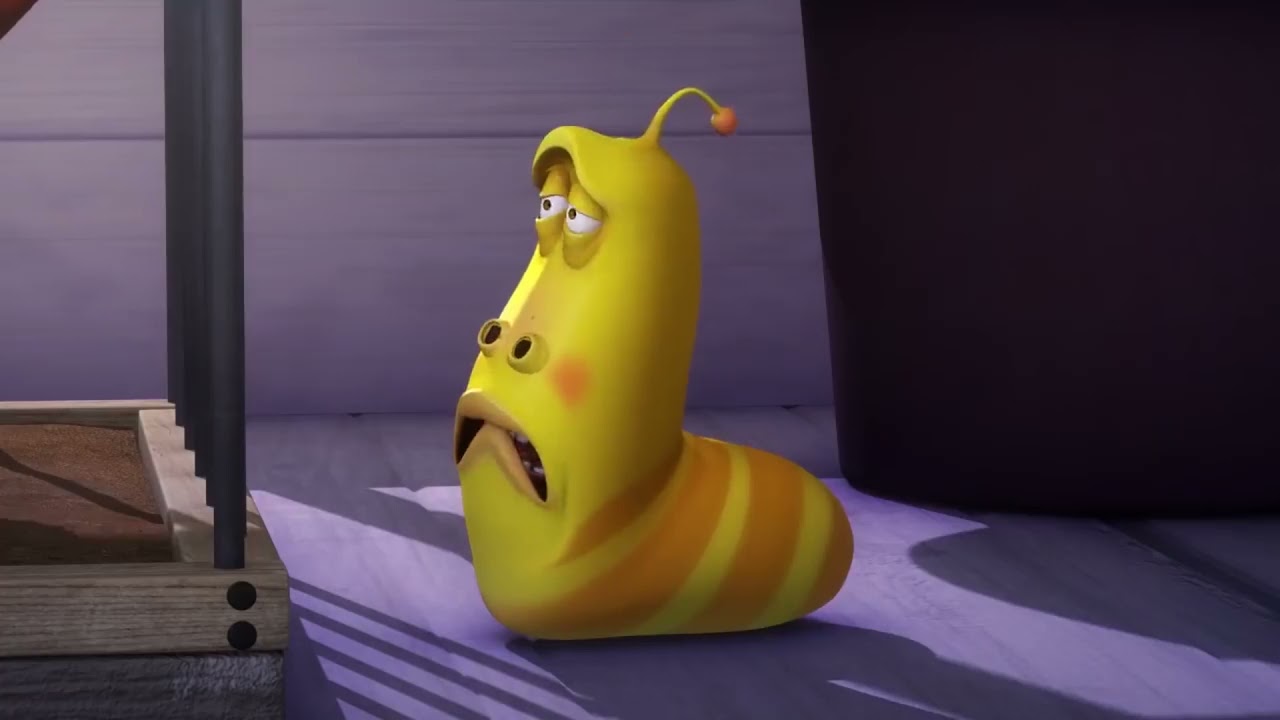 Larva Reverse Funny yellow Larva - YouTube